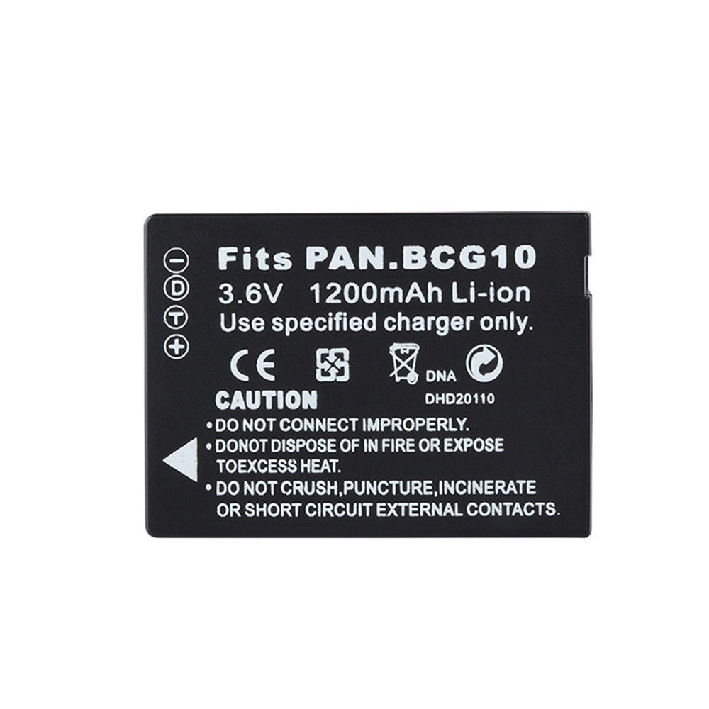 DMW-BCG10 Batteria per Panasonic DMC-ZX1 TZ7 TZ26 ZS15 ZS20 ZS25 GK ...